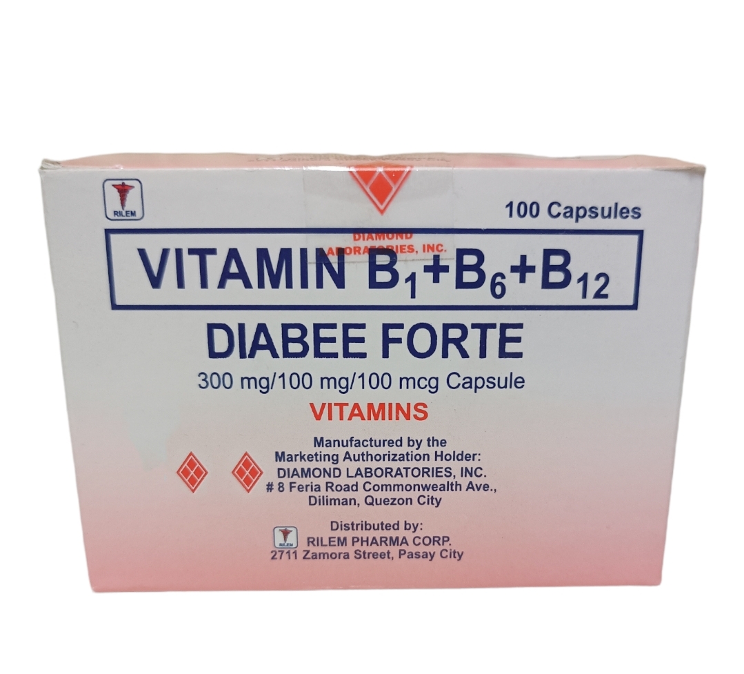 DIABEE FORTE Vitamin B1 / Vitamin B6 / Vitamin B12 300mg / 100mg ...